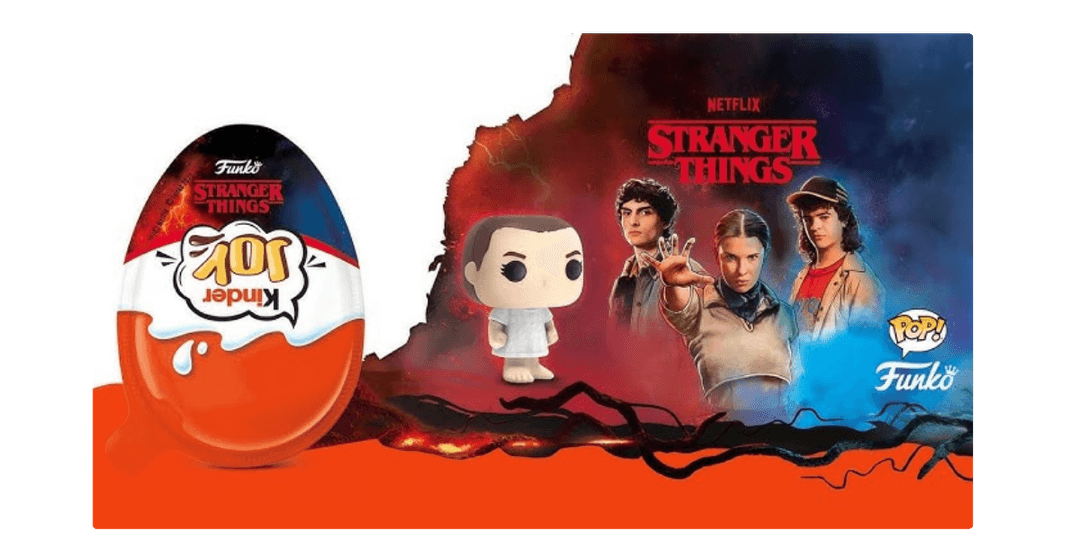 Kinder Joy Stranger Things Eggs | Funko Pop Style UK 2025